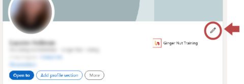 How to Add Ginger Nut Training to your LinkedIn Profile | Ginger Nut Training